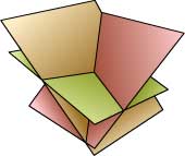 Three generic planes in 3-D space meet at a point; in general, a number ...